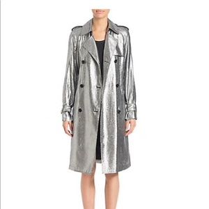 3.1 Phillip Lim | Jackets & Coats | 3 Phillip Lim Silver Metallic ...